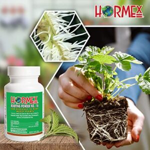 Hormex Rooting Powder #16 - for Difficult to Root Woody Plants - 1.6 IBA Rooting Hormone for Plant Cuttings - Fast & Effective - Free of Alcohol, Dye, Gel & Preservatives for Healthier Roots, 21g