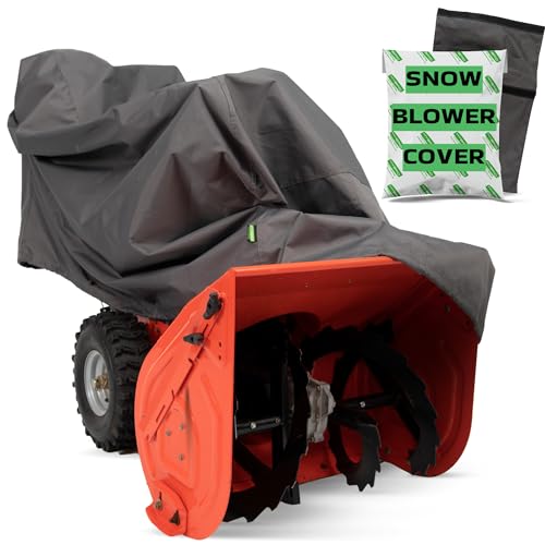 Hybrid Covers Snow Blower Cover V2.0 Suits Two Stage Snowblower, Heavy Duty Cover, Universal Size, 600D Marine Grade Waterproof Solution Dyed Fabric with Fade Resistant UV Protection