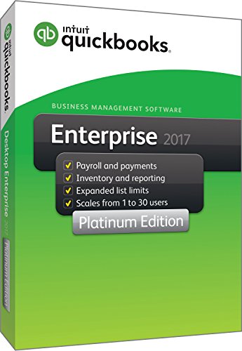 QuickBooks Enterprise 2017 Platinum Edition, 7-User (1-year subscription)