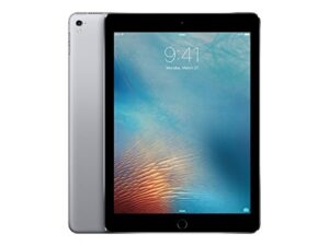 apple ipad pro 9.7-inch (128gb, wi-fi, space gray) 2016 model - (renewed)