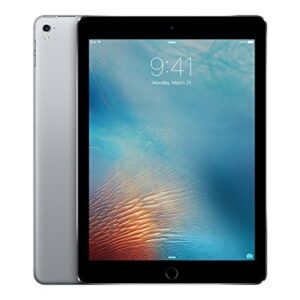 Apple iPad Pro 9.7-inch (128GB, Wi-Fi, Space Gray) 2016 Model - (Renewed)