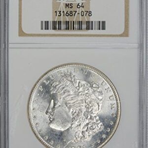 1881-S Morgan Silver Dollar, MS64, NGC