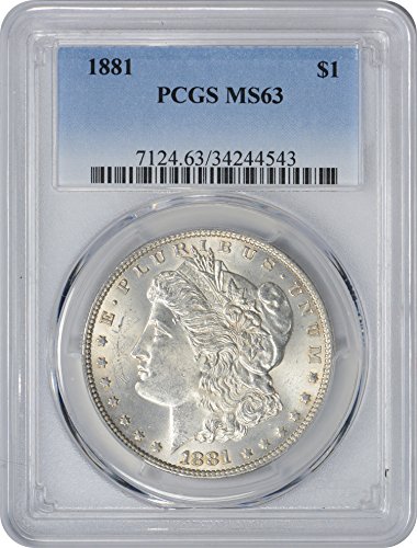 1881-P Morgan Silver Dollar, MS63, PCGS