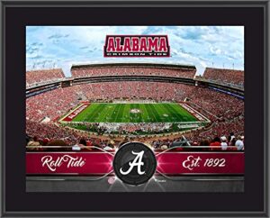 alabama crimson tide 10" x 13" sublimated team stadium plaque - college team plaques and collages