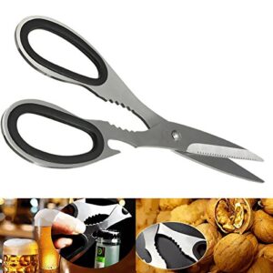 stainless steel multi function kitchen scissors poultry chicken bone shears tool