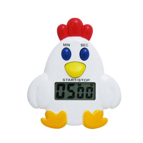 LCD Chicken Countdown Timer Clock Digital Kitchen Timer With Alarm