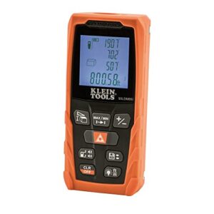 Klein Tools 93LDM65 Laser Distance Measure 98-Foot, Digital Backlit LCD, Distance, Area, Volume, Pythagorean