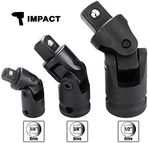 EPAuto Impact Universal Joint Set, Cr-V,3 Pieces