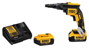 dewalt 20v max* xr screw gun with adjustable torque and clutch, brushless (dcf622m2)