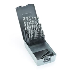 woodriver 29 piece fractional inch brad point drill bit index set