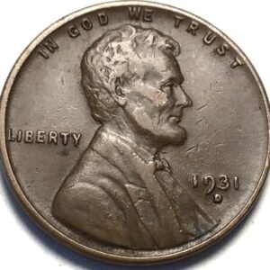 1931 D Lincoln Wheat Cent Penny Seller About Uncirculated