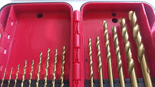 High Speed Drill Bit Set - 15 Pc