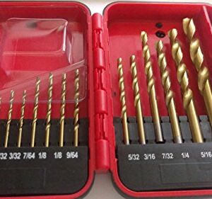 High Speed Drill Bit Set - 15 Pc