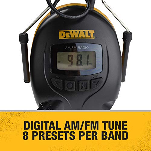 DeWalt DPG15 Industrial Safety Electronic Hearing Muff