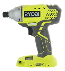 ryobi p235 1/4 inch one+ 18 volt lithium ion impact driver with 1,600 pounds of torque (battery not included, power tool only)