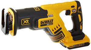 dewalt 20v max* xr compact reciprocating saw, 2.0-amp hour (dcs367d1)