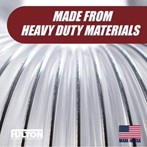 4 inch diameter x 10 foot long Ultra Flex Clear Vue Heavy Duty PVC Dust Debris and Fume Collection Hose MADE IN USA!