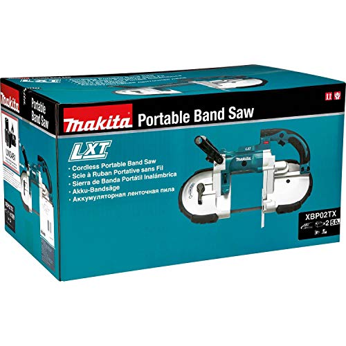 Makita XBP02TX 18V LXT Lithium-Ion Cordless Portable Band Saw Kit (5.0Ah),