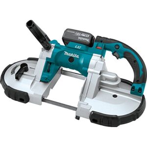 Makita XBP02TX 18V LXT Lithium-Ion Cordless Portable Band Saw Kit (5.0Ah),