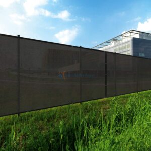 TANG Sunshades Depot 6'FTx 25'FT Black Fence Privacy Screen Temporary Fence Privacy Screen 150 GSM Windscreen Fence Netting Cover 88% Privacy Blockage Excellent Airflow 3 Years Warranty with Zipties