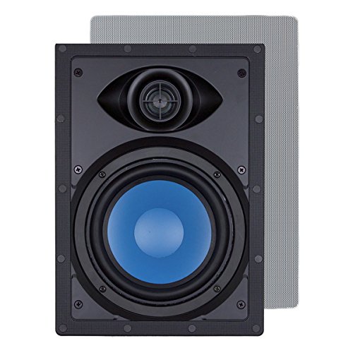 InwallTech TM6W 250 Watts in-Wall Speakers (Pair, White)