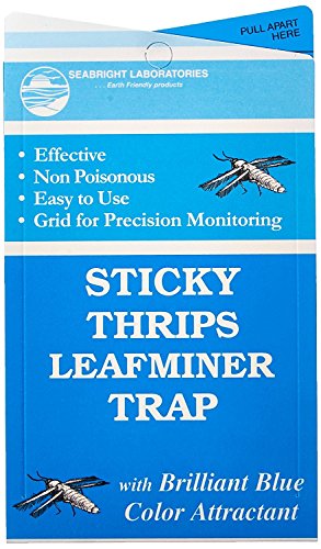 Sticky Thrips Leafminer Traps (15 pcs) and Yellow Sticky Aphid Whitefly Traps (15pcs)