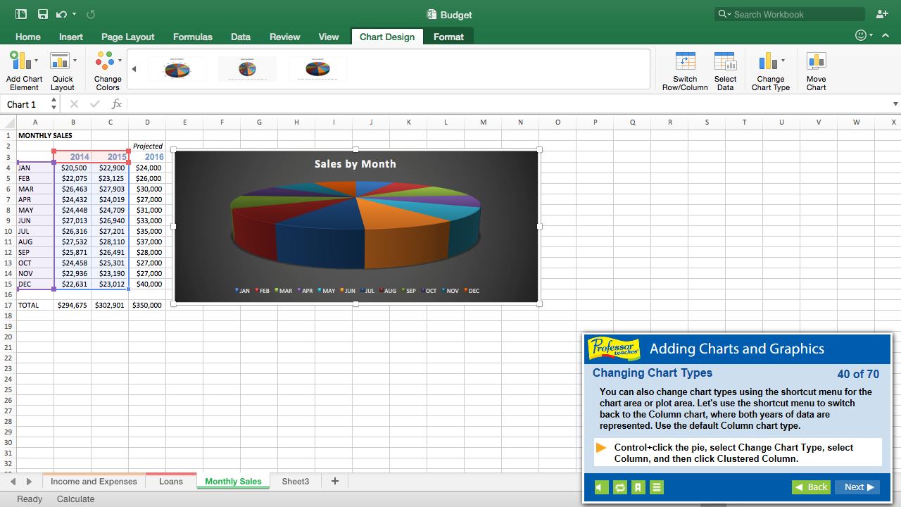 Professor Teaches Excel 2016 - Mac [Download]