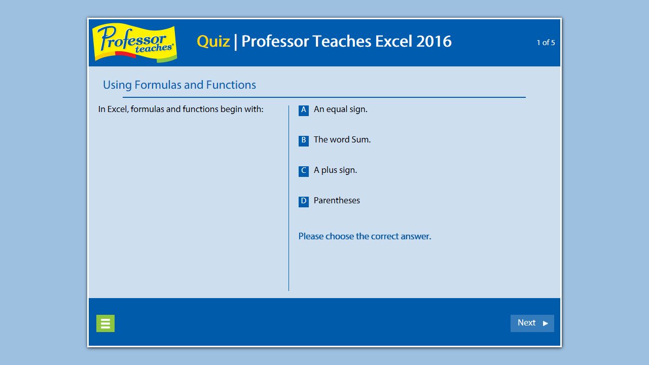 Professor Teaches Excel 2016 - Mac [Download]