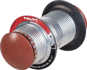 hilti hilti 2064272 fs sleeve kit cfs-sl sk 4" firestop fire protection (tp)