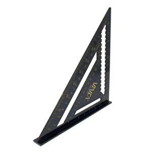 VINCA ARLS-12 Aluminum Rafter Carpenter Triangle Square 12 inch Measuring Layout Tool