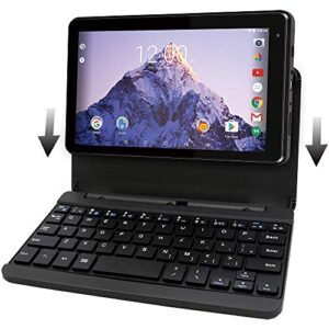 rca voyager pro 7 16gb tablet with keyboard case android 6.0 (marshmallow) in charcoal (rct6873w42kc m)