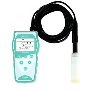 Apera Instruments AI480 DO850 Optical Dissolved Oxygen Meter Kit, with 10 Ft Optical DO Probe, Hassle-Free Testing Experience