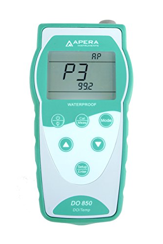 Apera Instruments AI480 DO850 Optical Dissolved Oxygen Meter Kit, with 10 Ft Optical DO Probe, Hassle-Free Testing Experience