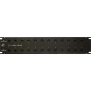 ditek surge protection dtk-rm12poe rack mount poe surge protectio12 port, 2