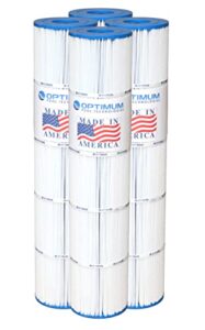 pool filter 4-pack, compatible replacement for jandy® cl580 r0357900, unicel c-7482, filbur fc-0820, & pleatco pjan145 filter cartridges