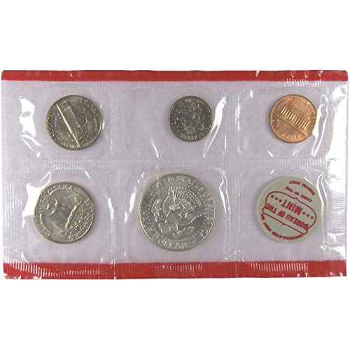 1968 Various Mint Marks United States Mint Uncirculated Coin Set in Original Government Packaging Uncirculated