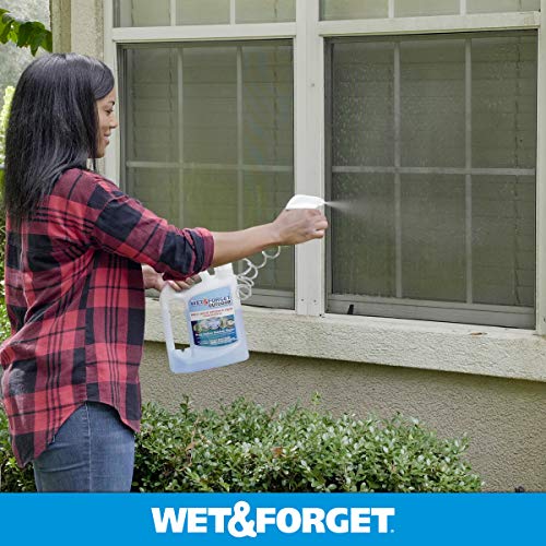 Wet & Forget Outdoor Moss, Mold, Mildew, & Algae Stain Remover Multi-Surface Cleaner, Ready to Use, 64 Ounce