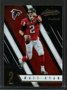 2016 panini absolute #61 matt ryan atlanta falcons football card