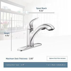 Moen 87039 Medina One-Handle Pullout Kitchen Faucet, Chrome