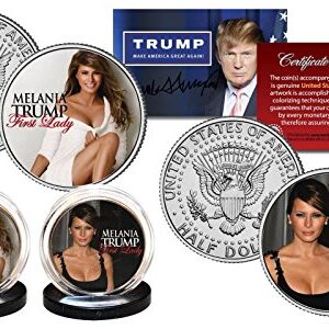 Melania Trump First Lady 2016 Presidential Election Official JFK U.S. 2-Coin Set