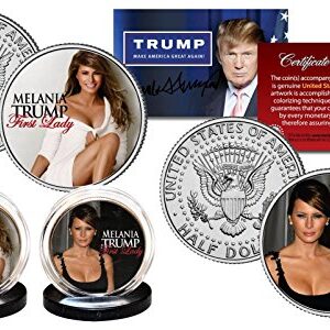 Melania Trump First Lady 2016 Presidential Election Official JFK U.S. 2-Coin Set