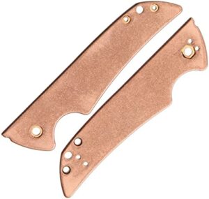 flytanium custom copper scales compatible with kershaw skyline folding knife