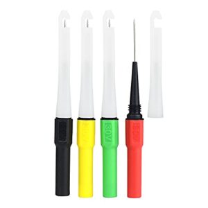 ziboo zb07 insulation wire piercing probes,automotive diagnostic test accessories repair tools needle,back probe kit,3.25 x 0.25 x 0.25 mini back probe,wire piercer