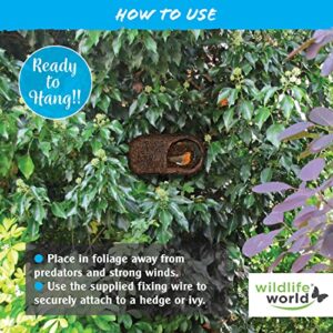 Wildlife World Simon King Secret Nester Bird Habitat Roosting Pocket