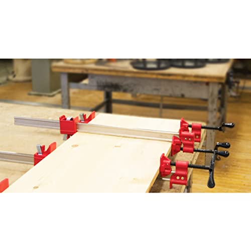 Bessey Bar Clamp,72" Opening,2" Throat Depth,Red/Silver