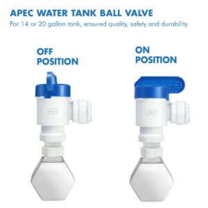 APEC Water Systems Tank Ball Valve (3/4"" NPTF, 3/8"" Output) (TBVAL34-38)