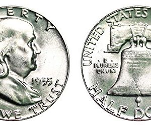 1955 P Franklin Half Dollar BU Half Dollar Brilliant Uncirculated (1/2) Choice Brilliant Uncirculated