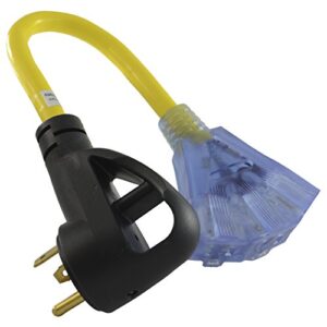 conntek wtt30515 tt-30p distribution cord, yellow