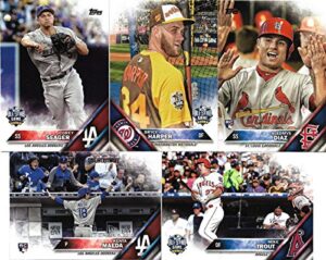 2016 topps mlb baseball traded updates and highlights series 300 card set featuring stars, rookies and all star players complete m (mint)