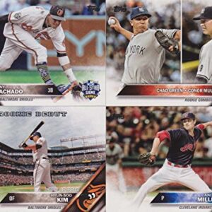 2016 Topps MLB Baseball Traded Updates and Highlights Series 300 Card Set Featuring Stars, Rookies and All Star Players Complete M (Mint)